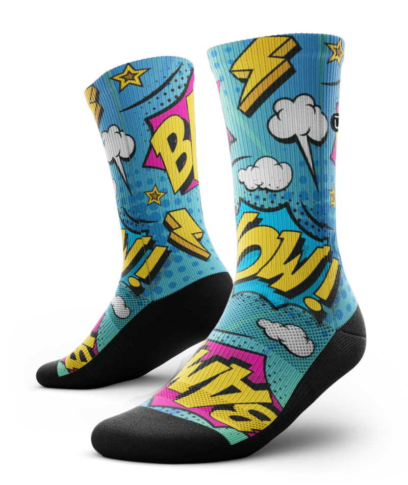 Bam Unisex Performance Crew Socks – Purple Cactus Lingerie
