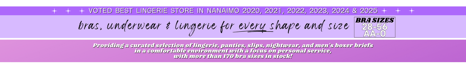 Purple Cactus Lingerie - Bras & Underwear for all shapes and sizes!